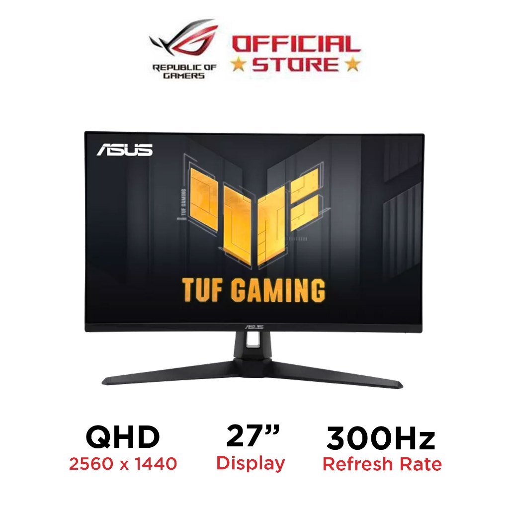Asus TUF VG27AQM5A 27" QHD 2560x1440 Fast IPS 300Hz Gaming Monitor ...