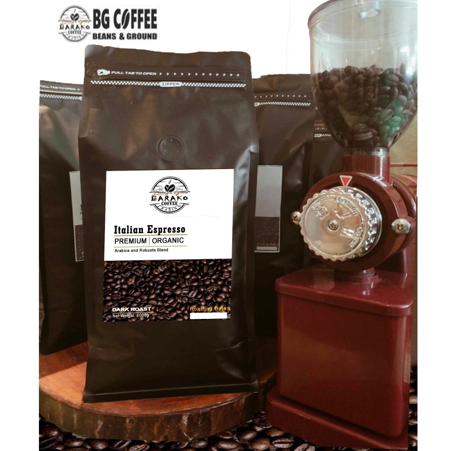 [BG] Coffee ESPRESSO ITALIAN Blend Premium Arabica+Robusta Coffee ...
