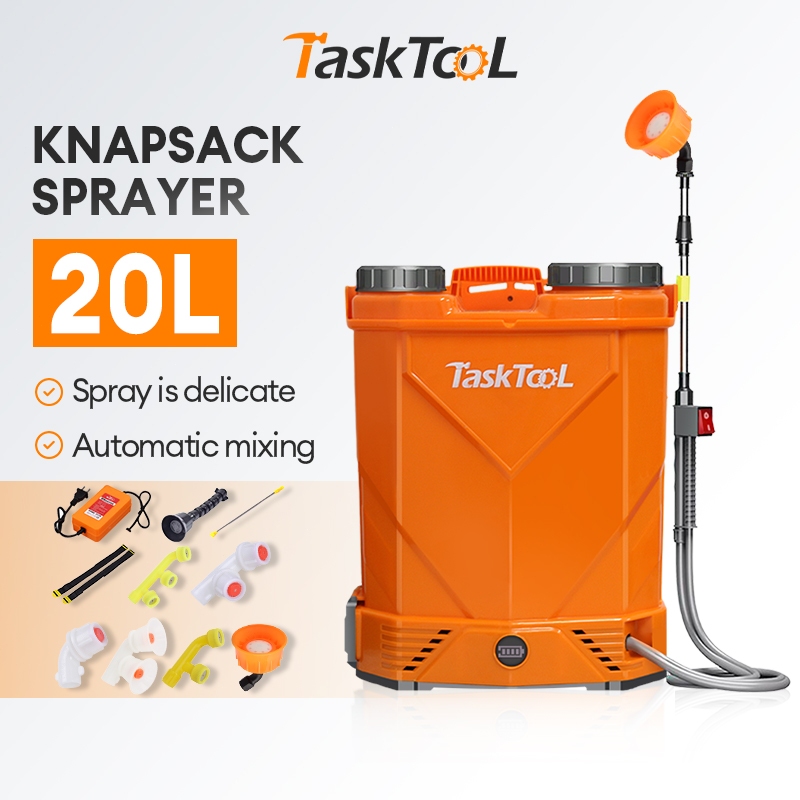 TASKTOOL 3in1 20L Knapsack Electric Agriculture Sprayer Rechargeable ...
