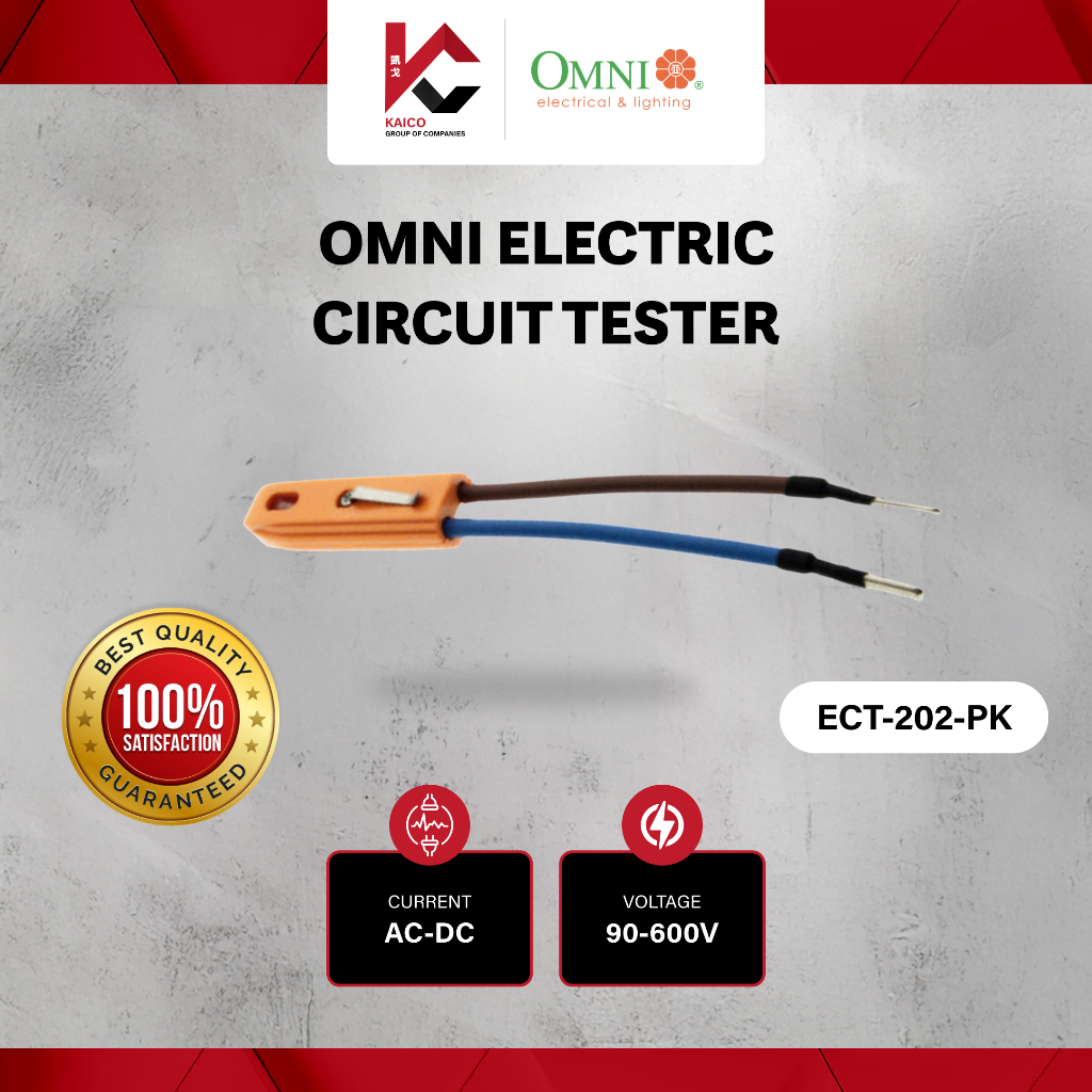 Omni Electric Circuit Tester 20V-600V | Shopee Philippines