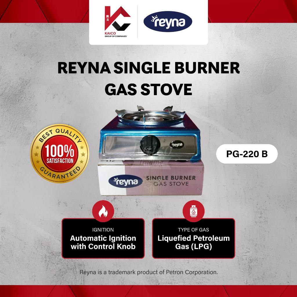 Gas Stove Single Burner - Reyna Gas Stove - Stove Set | Shopee Philippines