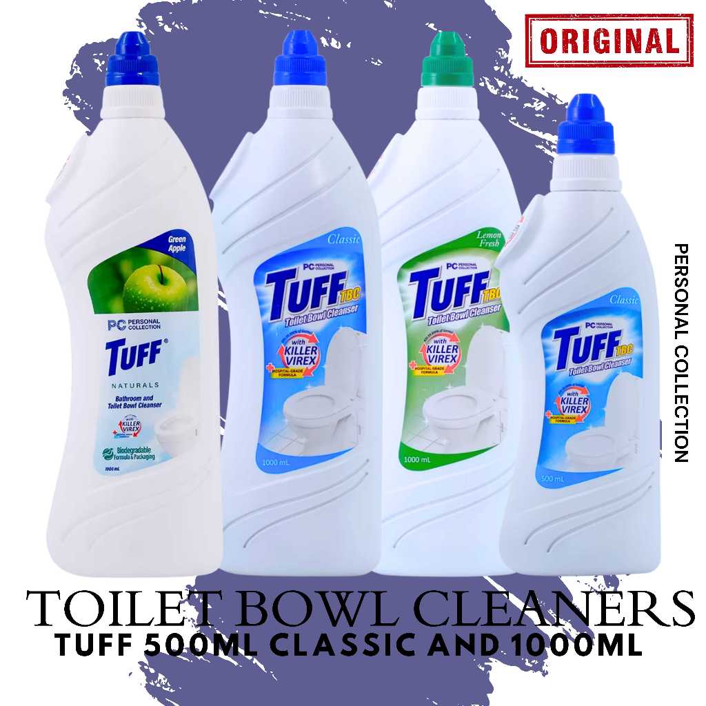 Personal Collection Tuff Toilet Bowl Cleaner Classic, Lemon, and Green ...