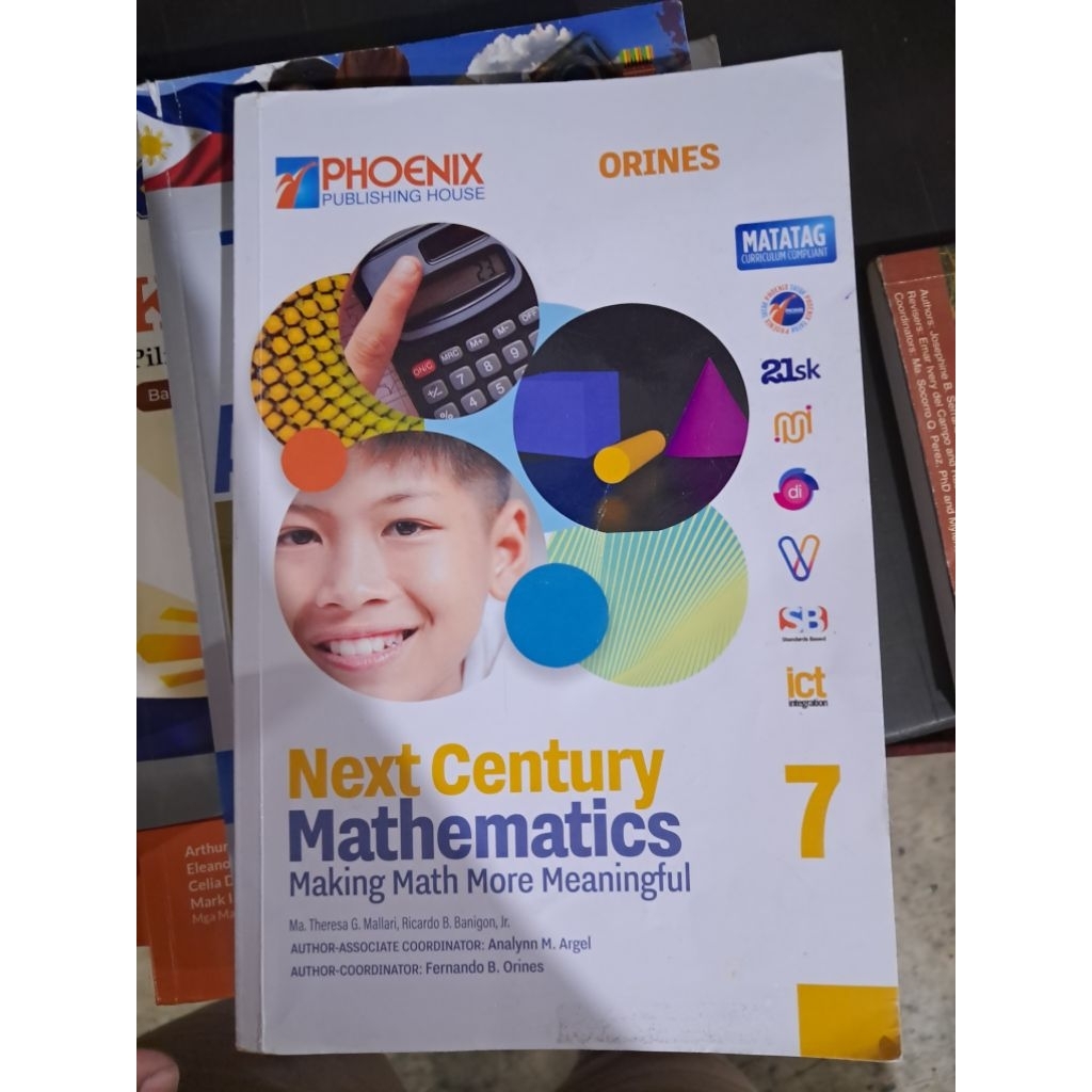 Next Century Mathematics Grade 7 Matatag Curriculum by Orines Slightly use good as new | Shopee ...