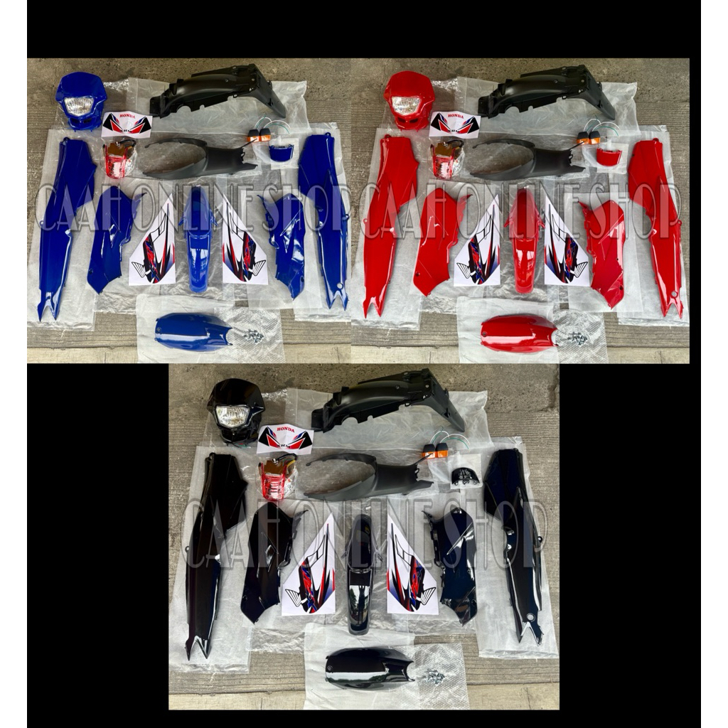 Full set covers Honda XRM 110 free bolts | Shopee Philippines
