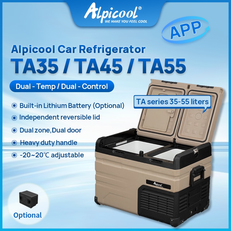 Alpicool TA Series Portable Compressor Refrigeration Dual Temperature ...