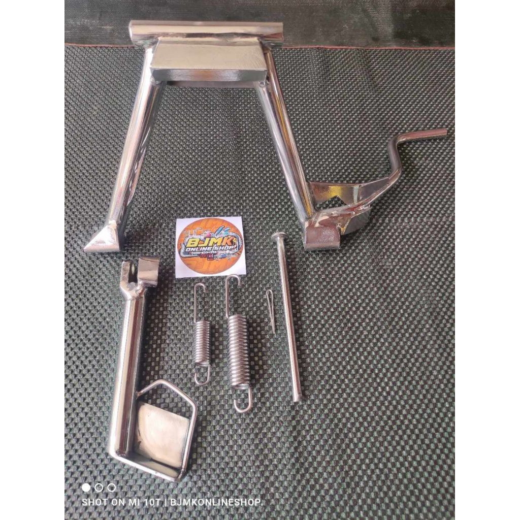 STAINLESS CENTER STAND SIDE STAND EHE SPRING ( MIO I 125 & MIO SOUL I ...