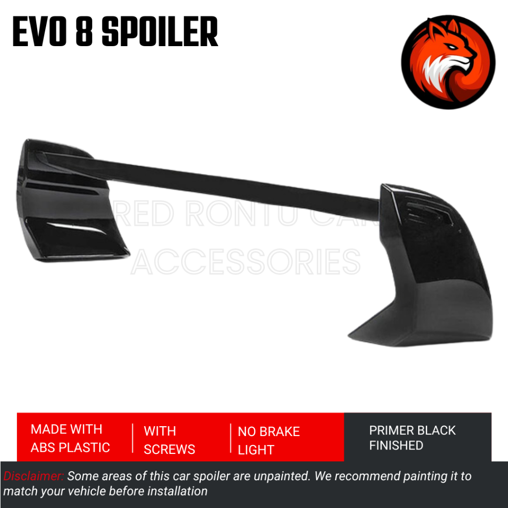 Mitsubishi Lancer Evolution 8/9 Spoiler, universal car spoiler, spoiler ...