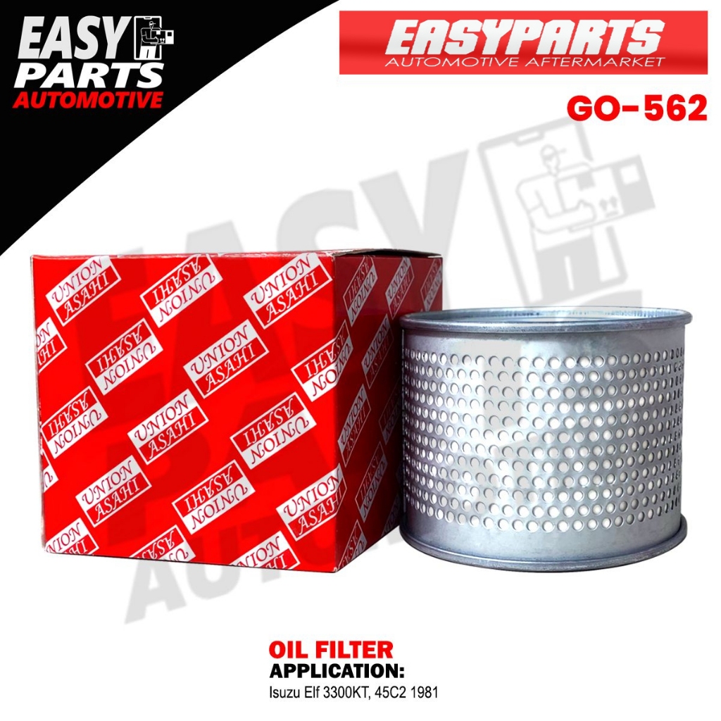 Union Asahi Oil Filter GO-562 Isuzu Elf 3300KT, 45C2 1981 | Shopee ...