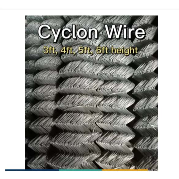 Cyclone Wire #14 makapal pangBakod 3ft 4ft 5ft 6ft,,4x4 inch hole size ...