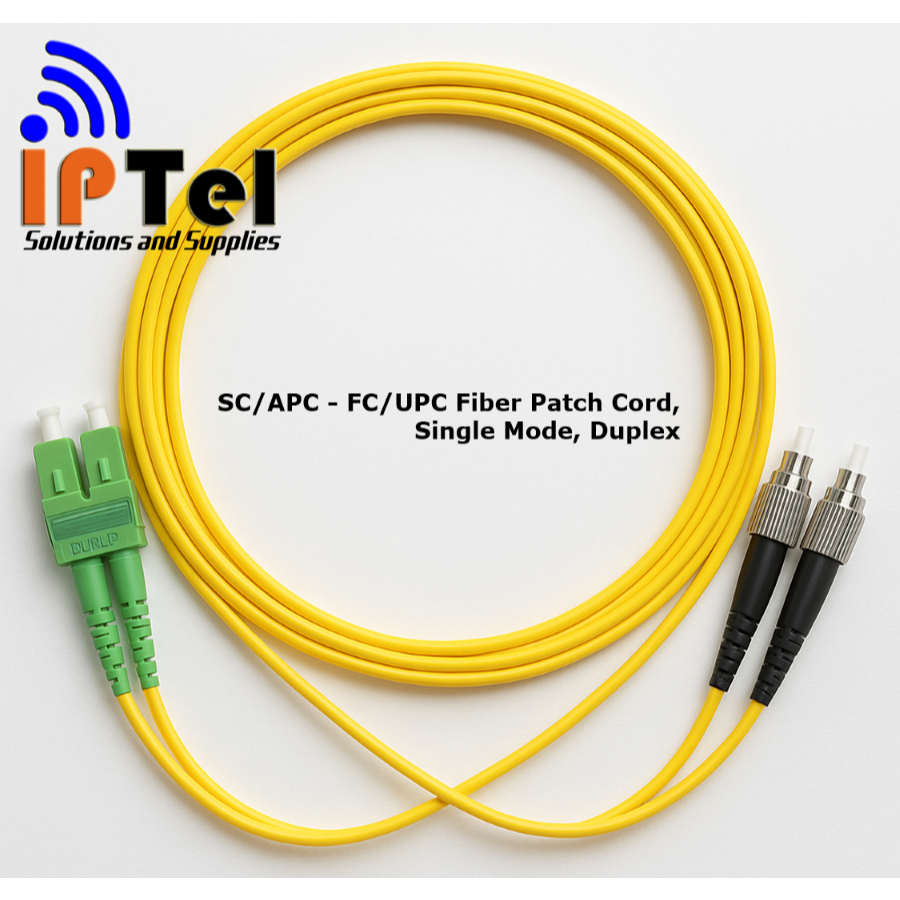 SC/APC - FC/UPC Fiber Optic Patch Cord, Single Mode, Duplex (1.5M) | Shopee Philippines