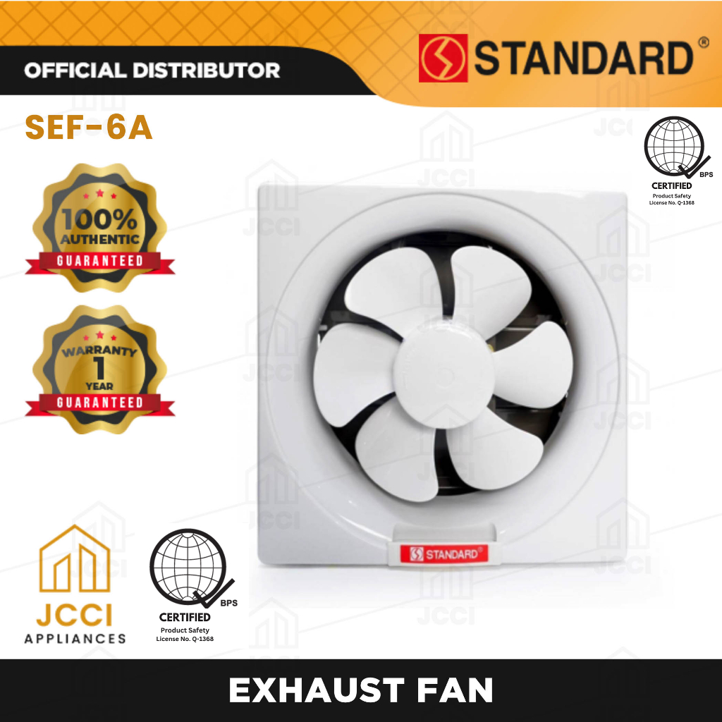 Standard Exhaust Fan Powerful Motor SEF 6A | Shopee Philippines