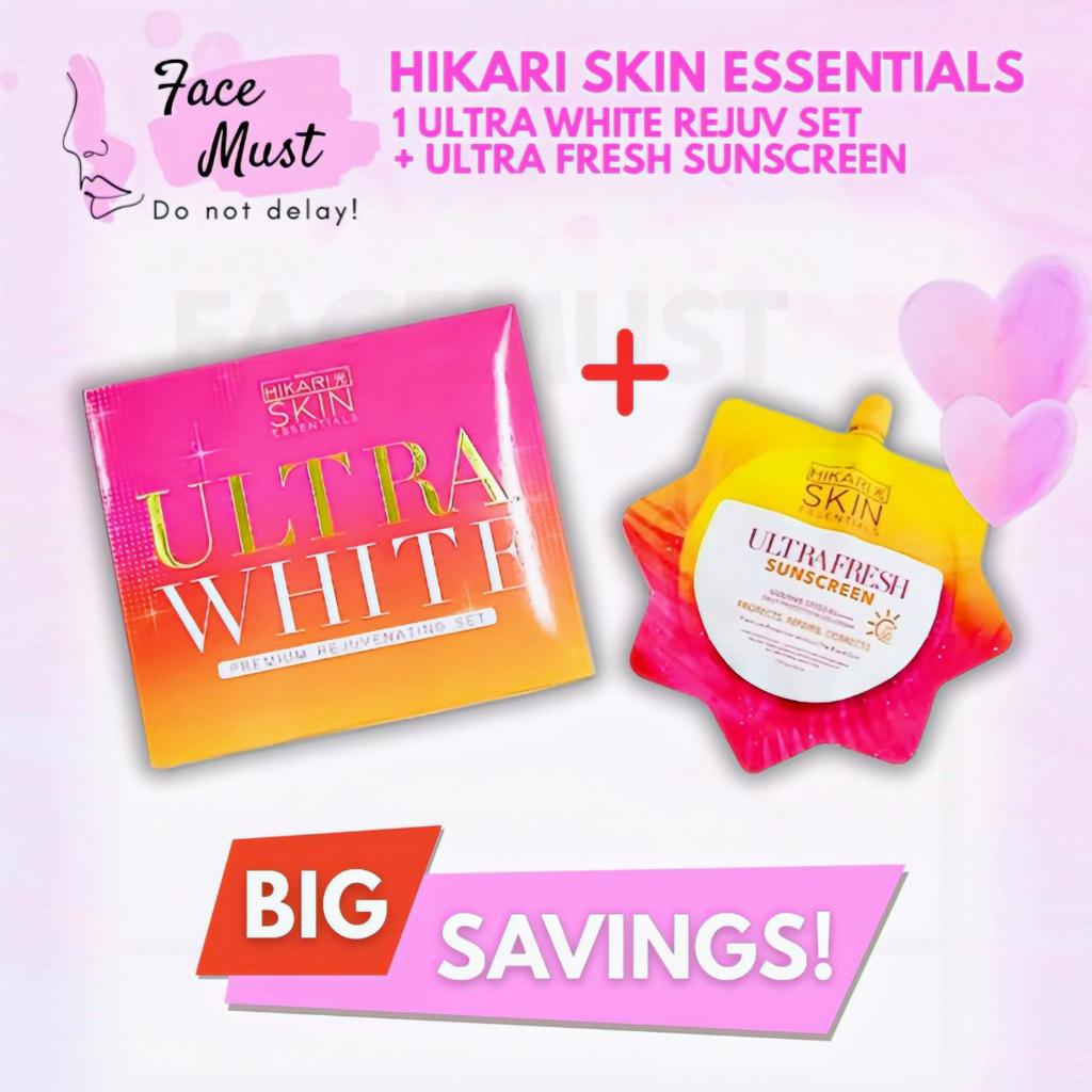 Hikari Skin Hikari Ultra White Rejuv Set + Hikari Ultrafresh ...
