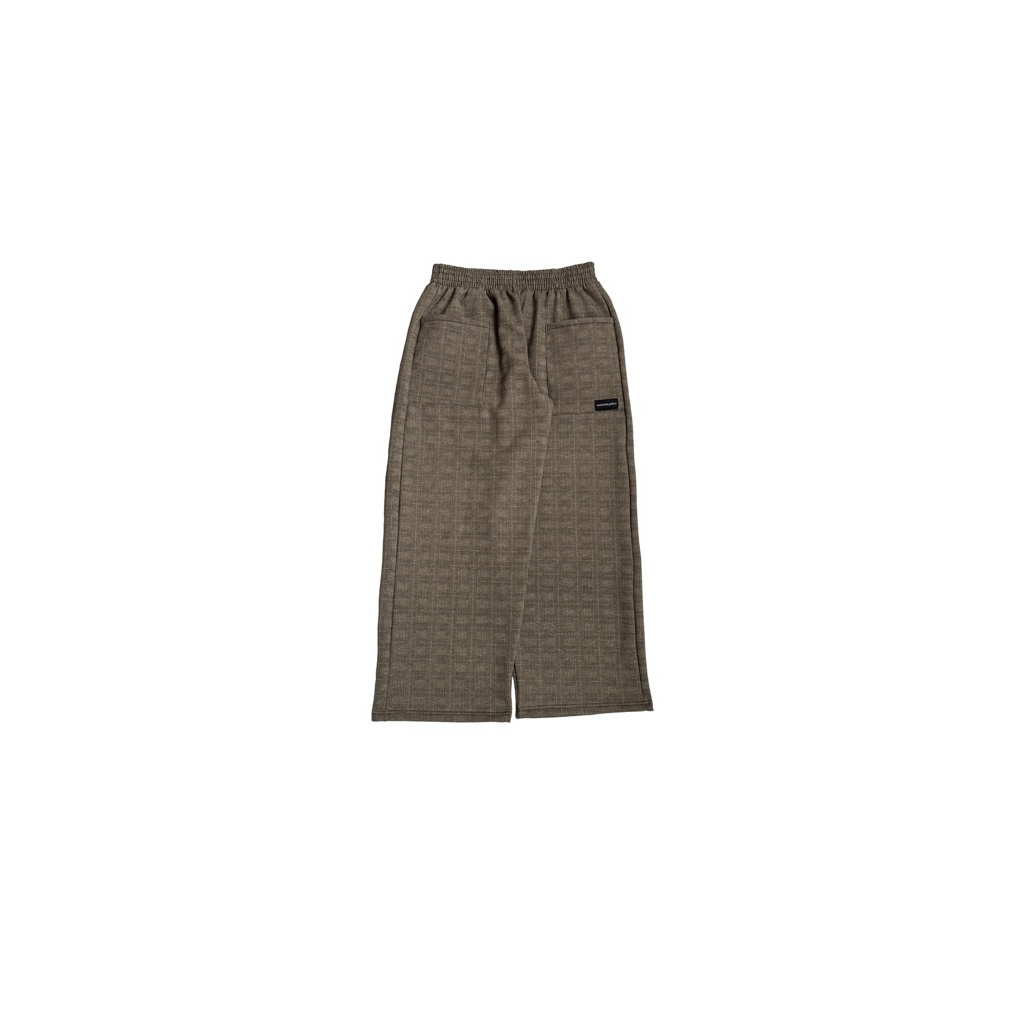 SG CHECKERED SWEAT ULTRA WIDE PANTS | Shopee Philippines