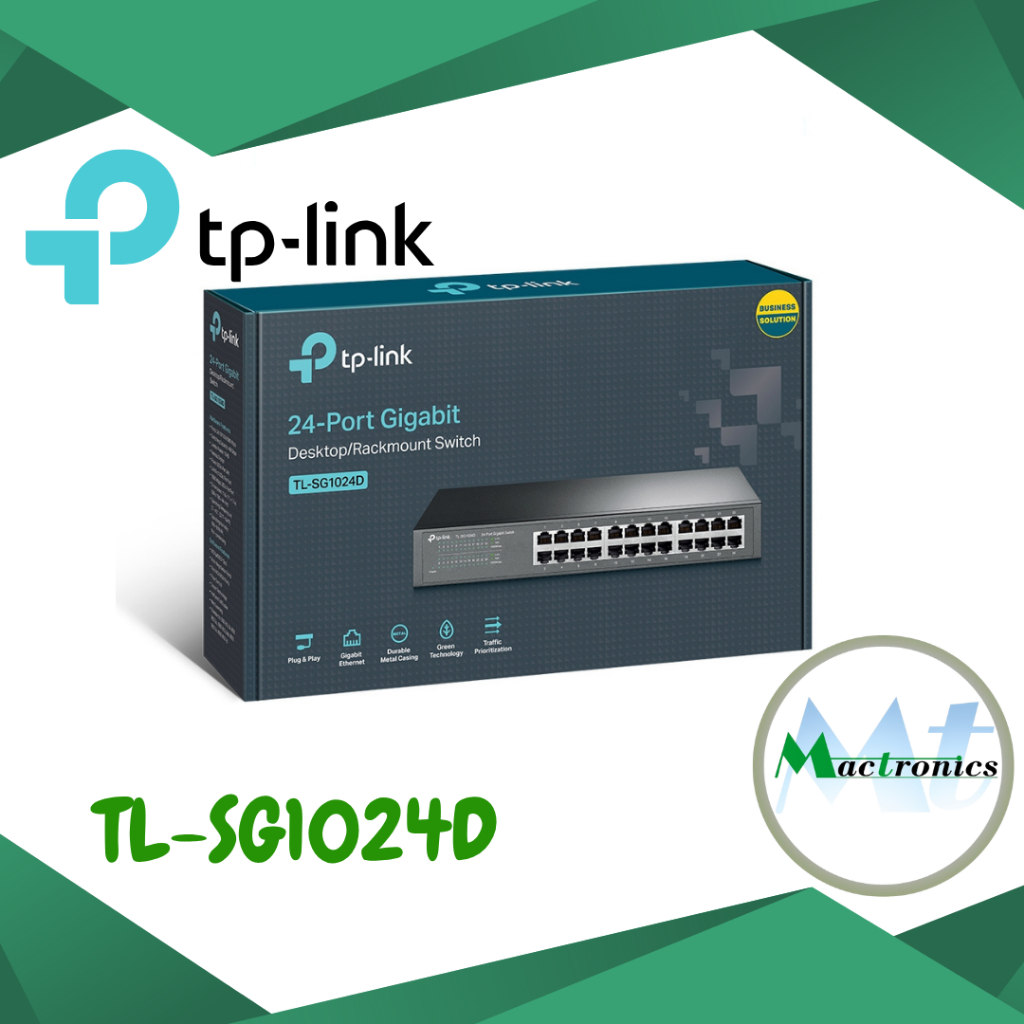TP-LINK 24-Port Gigabit Desktop/Rackmount Switch (TL-SG1024D) TP LINK ...