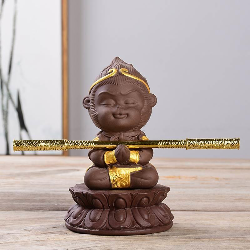 Agnew Store Fish Tank Aquarium Scenery Sun Wukong Purple Clay Heavenly ...