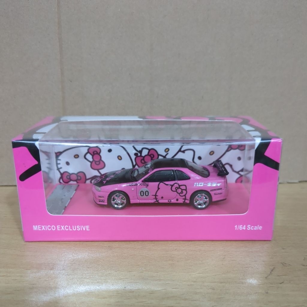 Mexico Exclusive Hello Kitty Nissan Skyline GT-R R34 black / pink ...