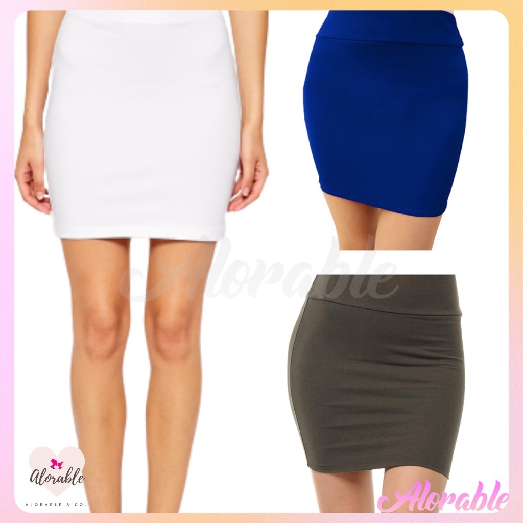 Alorable - MINI Pencil Skirt (Professional Casual For Office & School ...