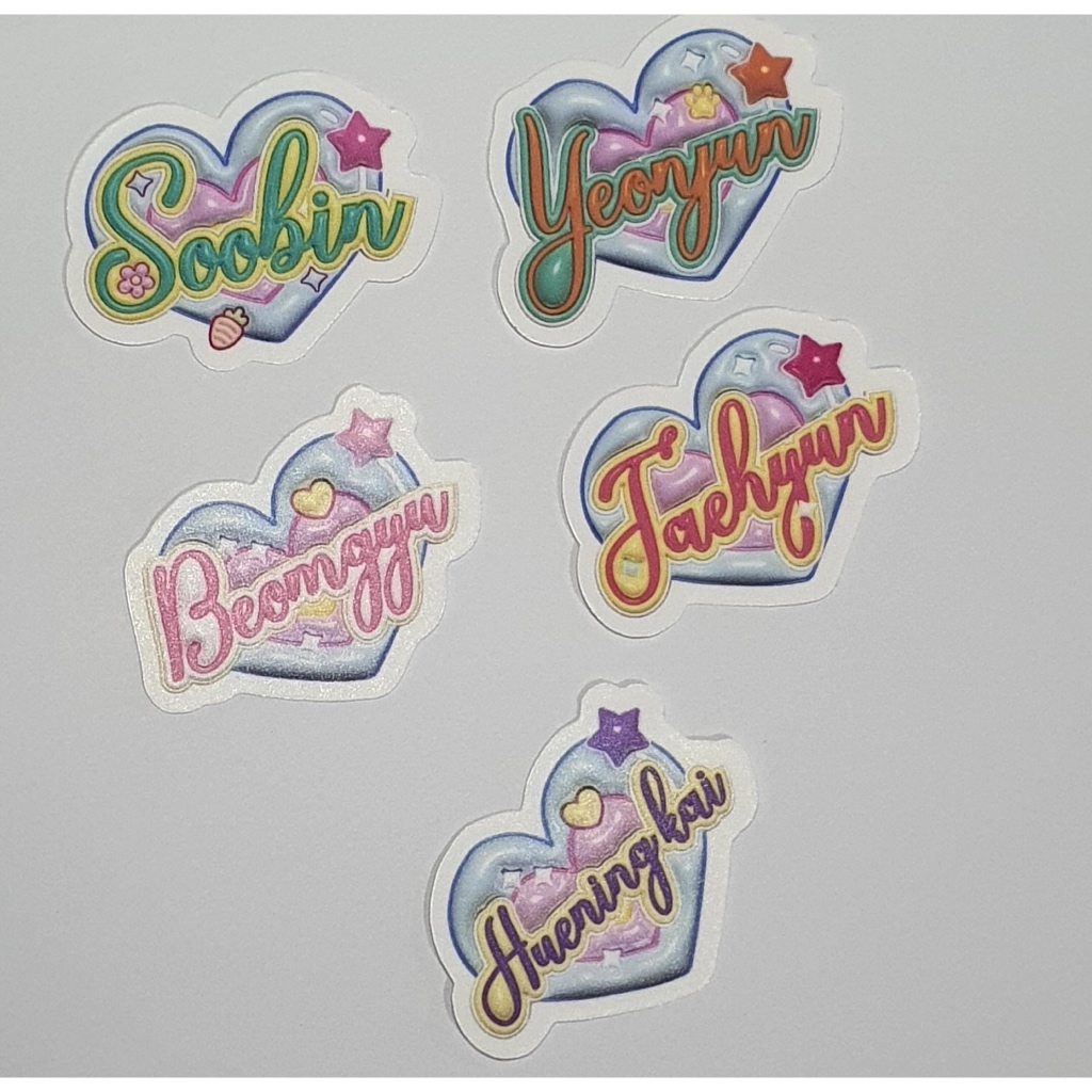 Tabatu || Tomorrow by Together member names || 3D Heart design ...