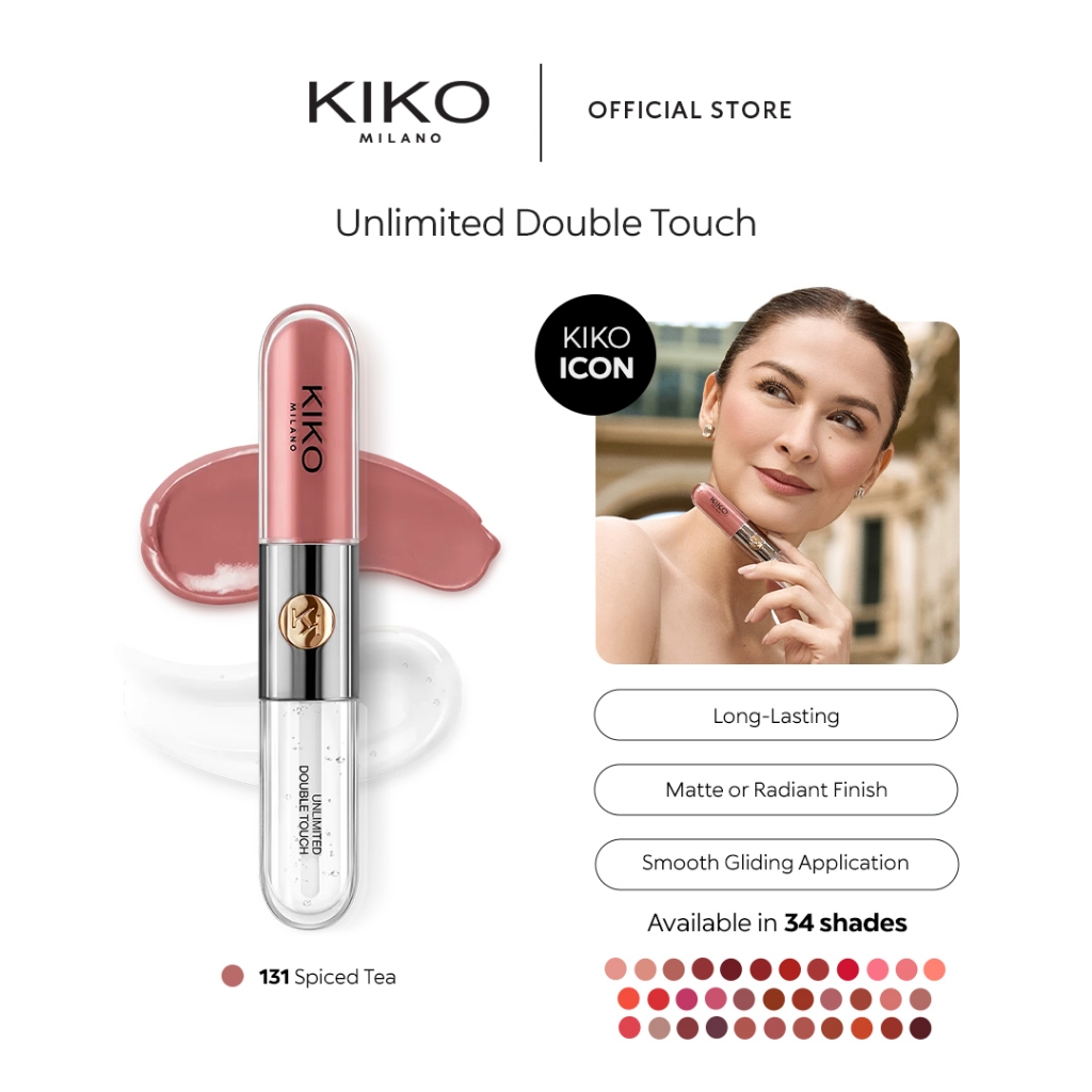 KIKO Milano Unlimited Double Touch Liquid Lipstick | Shopee Philippines