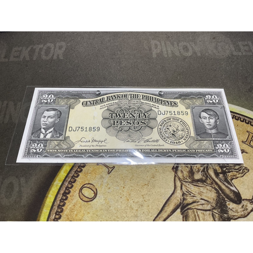 Collectible Philippine Banknote 20p English Series Demonetized | Shopee ...