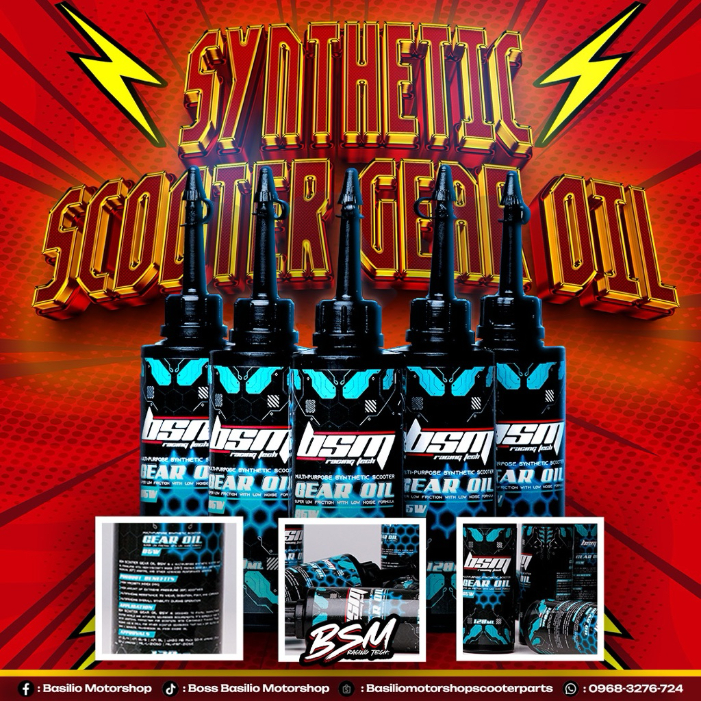 BSM Gear Oil for all types of SCOOTERS (PANG PATIBAY NG TRANSMISSION ...
