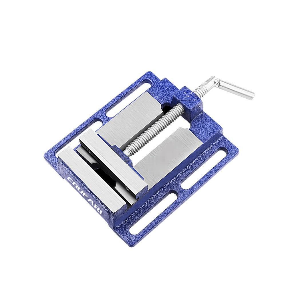 Flat Bench Vise Table Clamp Drill Press Milling Machine | Shopee ...