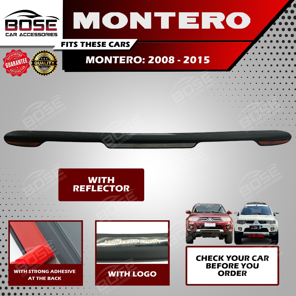 Mitsubishi Montero Sports 2008-2015 / 2016 -2019 / 2020-Onwards Rear ...