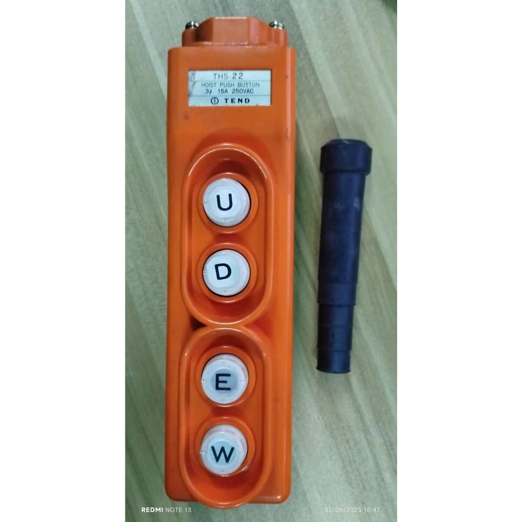 Japan Surplus Branded Hoist Push Button 3Phase 15A 250AC (THS-22) Tend ...