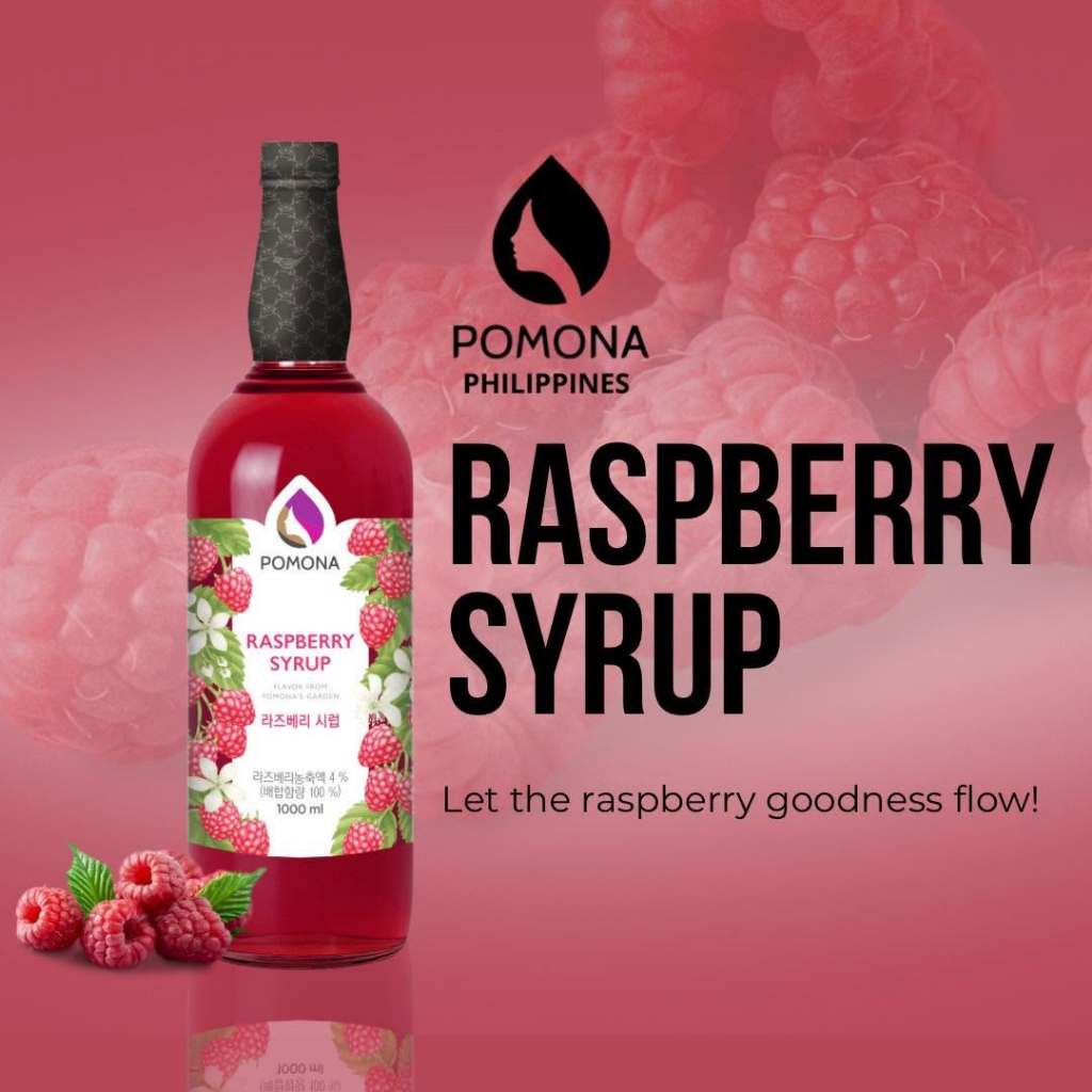 Pomona RASPBERRY SYRUP 1000ml | Shopee Philippines