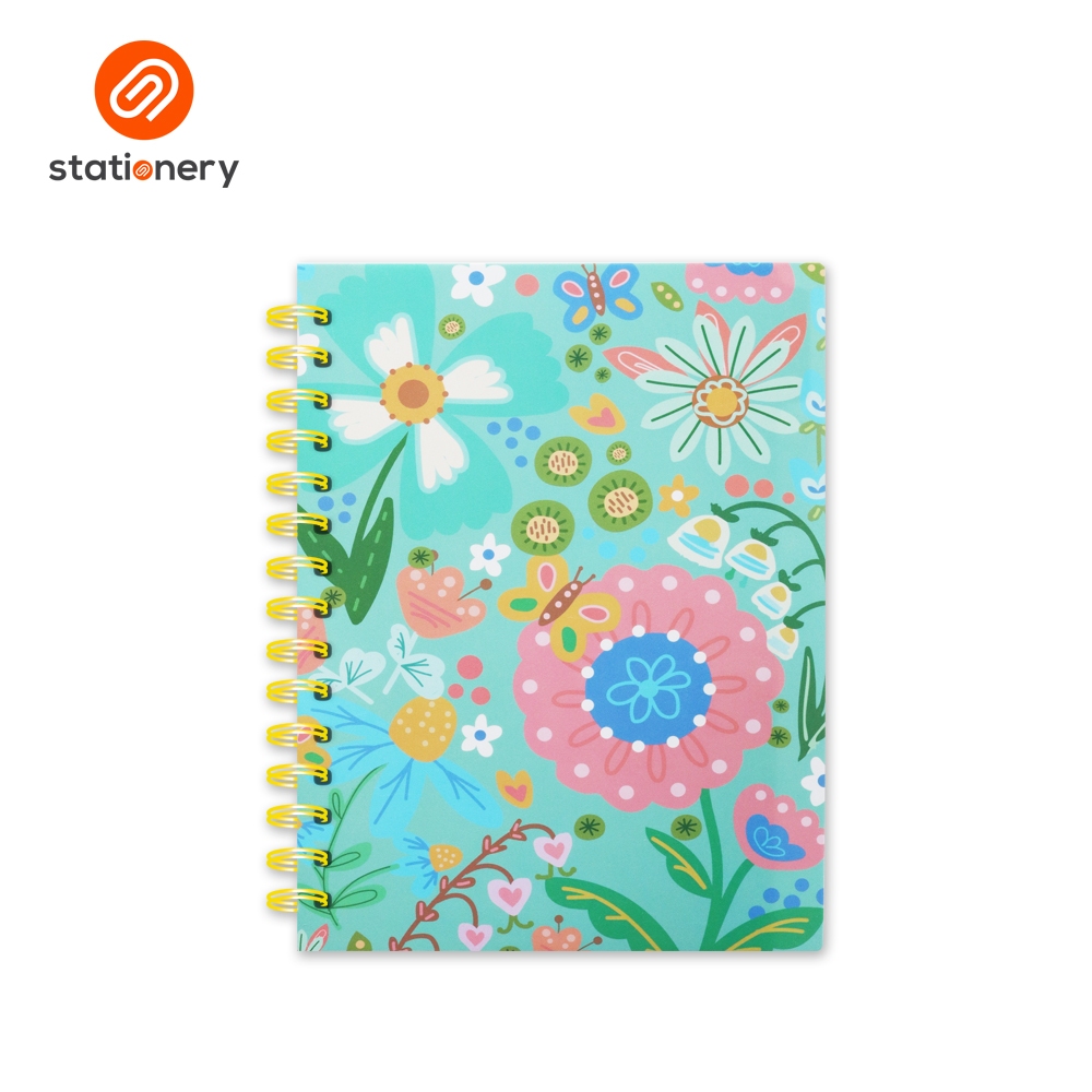 5 Subject Notebook PP with Pouch - Floral | Shopee Philippines