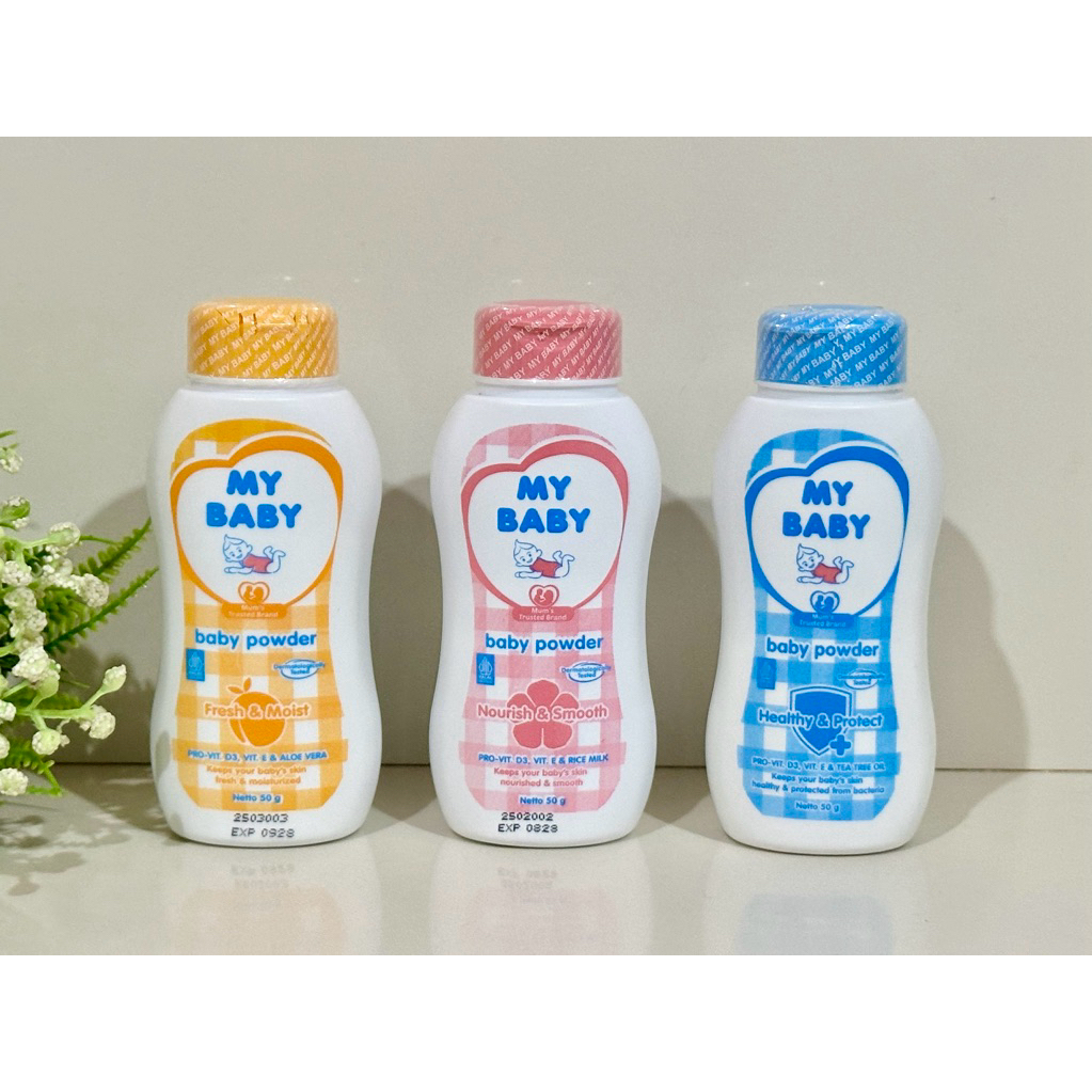 MY BABY BABY POWDER 50g | Shopee Philippines