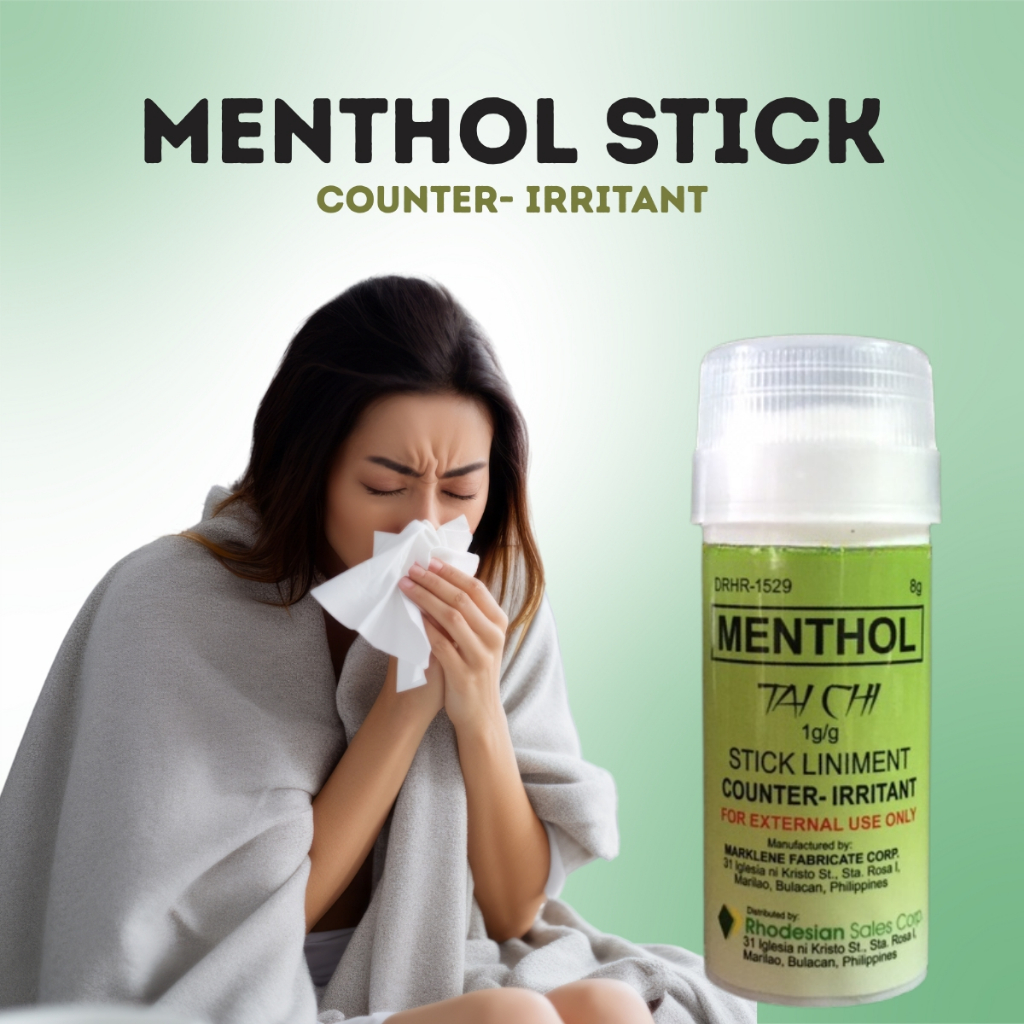 Menthol Stick Liniment Counter Irritant Cooling Sensation Aromatherapy ...