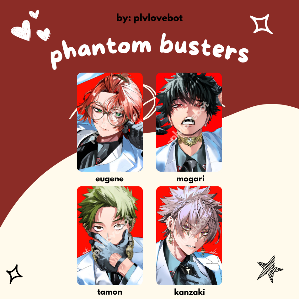 MINIMUM OF 3 | PHANTOM BUSTERS PHOTOCARDS | Shopee Philippines