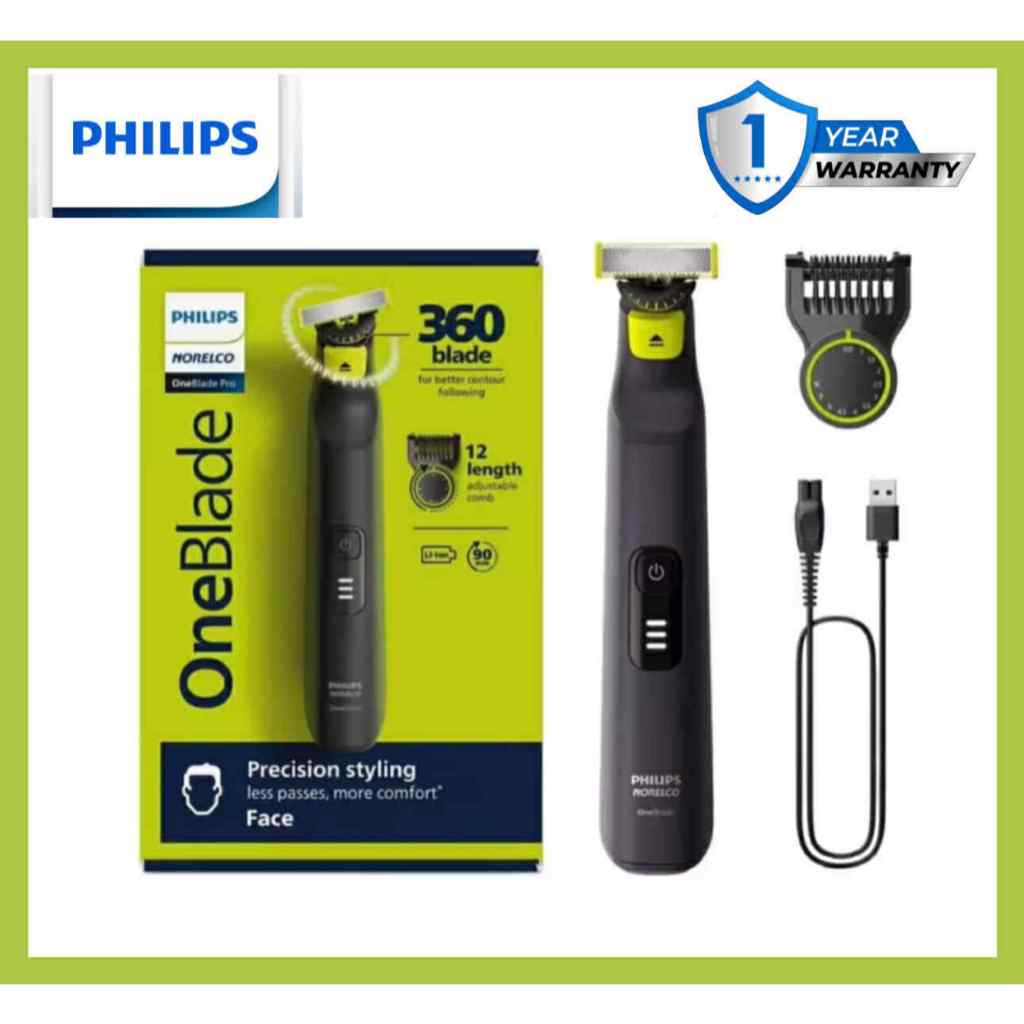 Philips Norelco OneBlade 360 Pro Hybrid Electric Trimmer, QP6531/70 ...