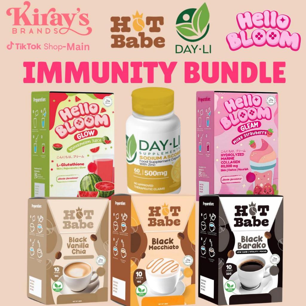 IMMUNITY BUNDLE By Kiray Celis DAY-LI Sodium Ascorbate Vitamin Supplement for Healthcare ...