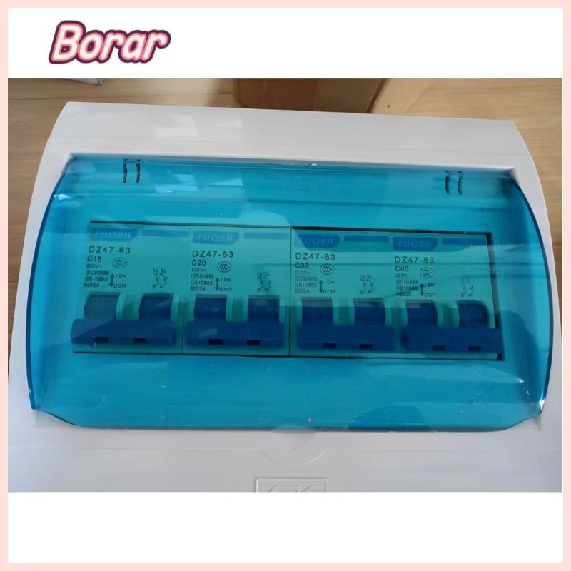 Distribution Board Box With Circuit Breaker Device, 8/12-way For 63A ...