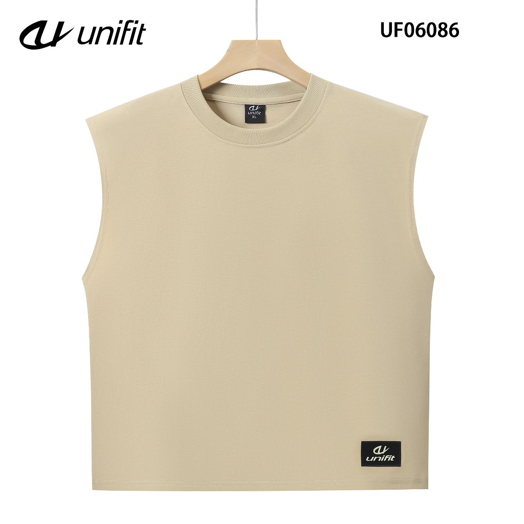 UNIFIT Boxy Cotton Sando Tank Top Men And Women Boxy Loose Wide Cropped ...