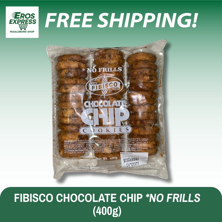 Fibisco Chocolate Chip Cookies *No Frills 400g | Shopee Philippines