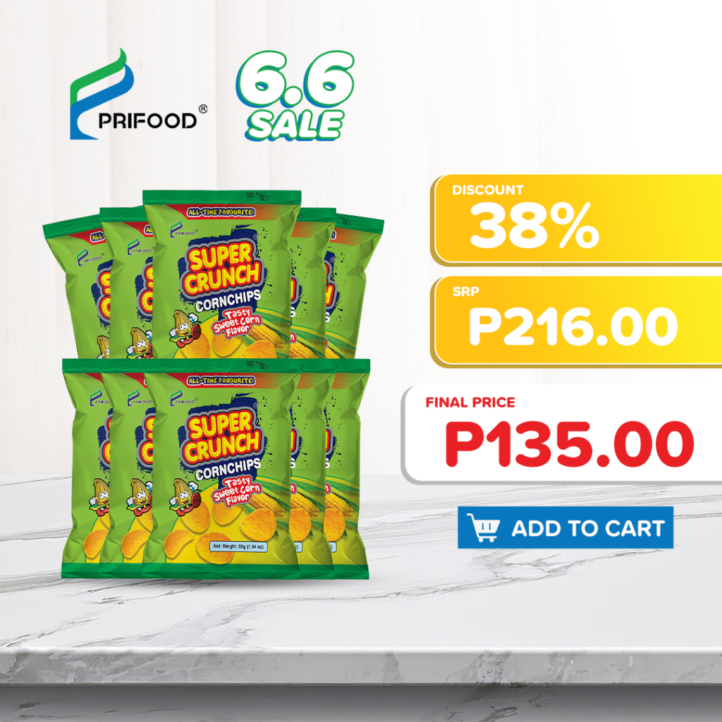 Super Crunch Sweetcorn 55g (bundle of 10) | Shopee Philippines