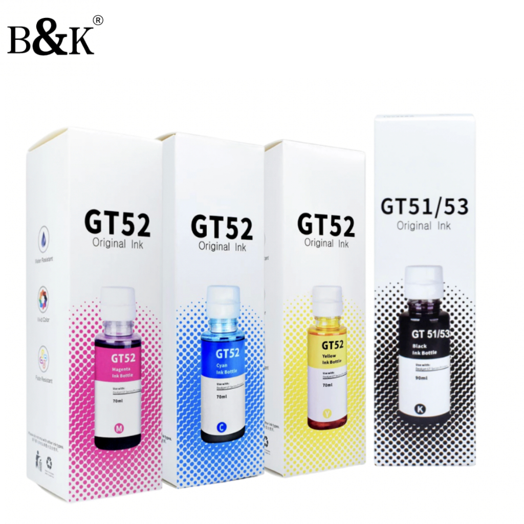 HP Refill Ink GT51 GT52 GT53 Ink Refill Compatible For HP Deskjet ...