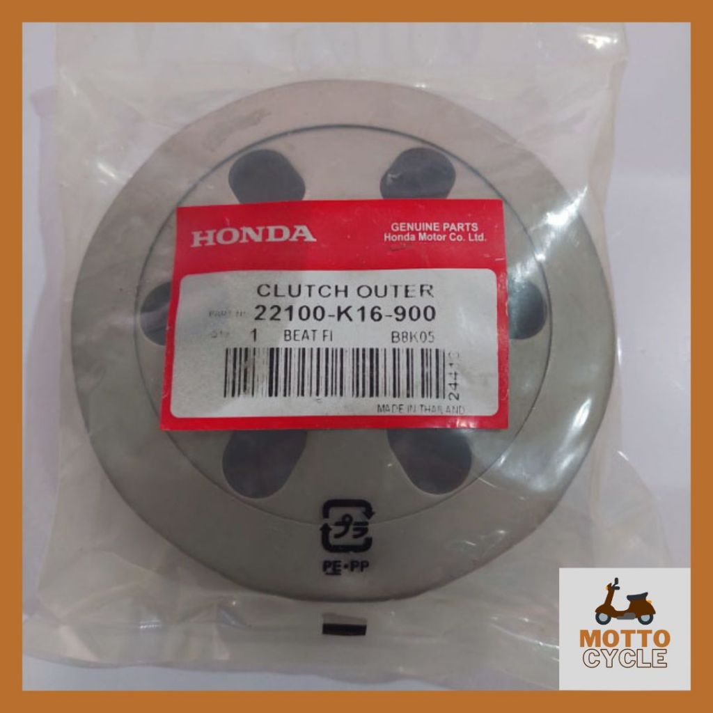 HONDA BEAT FI V1 / V2 - CLUTCH BELL - GENUINE PART - 22100-K16-900 ...