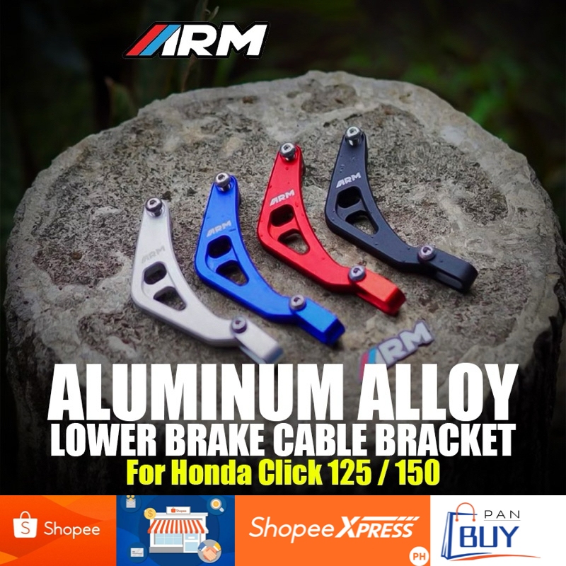Arm BRACKET FULL CNC LOWER BRAKE CABLE (For Honda Click 125/150 ...