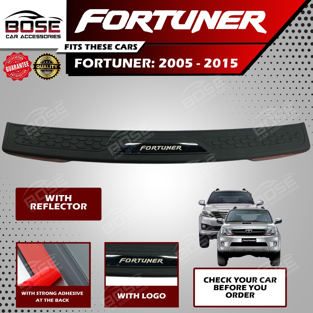 Toyota Fortuner 2005 - 2015 / 2016 - 2020 Rear Bumper Cover Rear Bumper ...