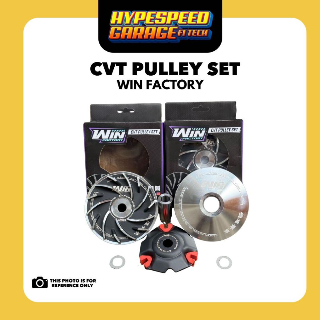 WIN FACTORY PULLEY SET FOR CLICK/MIOI125/M3/NMAX/AEROX/ADV150/PCX160 ...