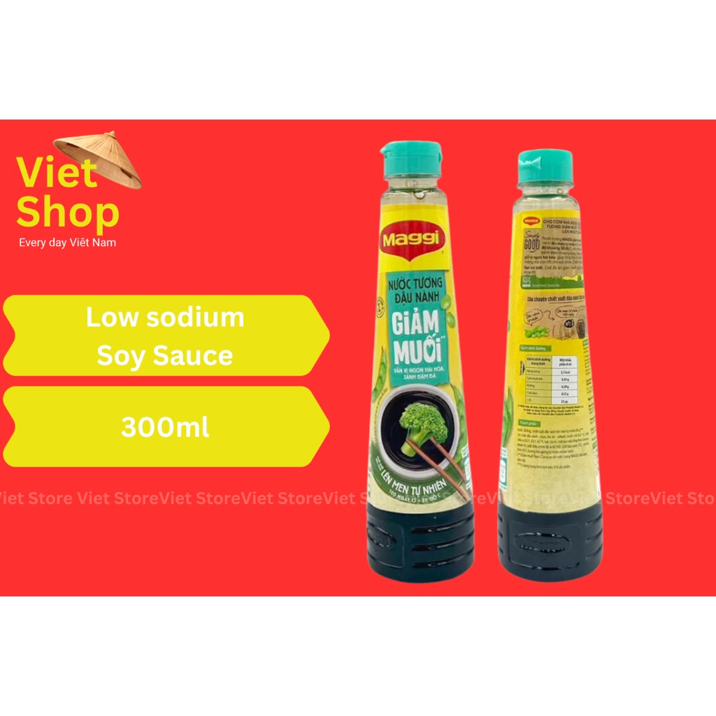 Maggi Low Sodium Soy Sauce 300ml | Shopee Philippines