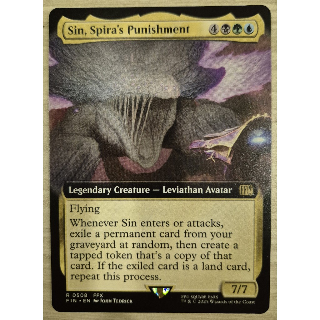MTG Sin Spira's Punishment #508 Final Fantasy FIN | Shopee Philippines