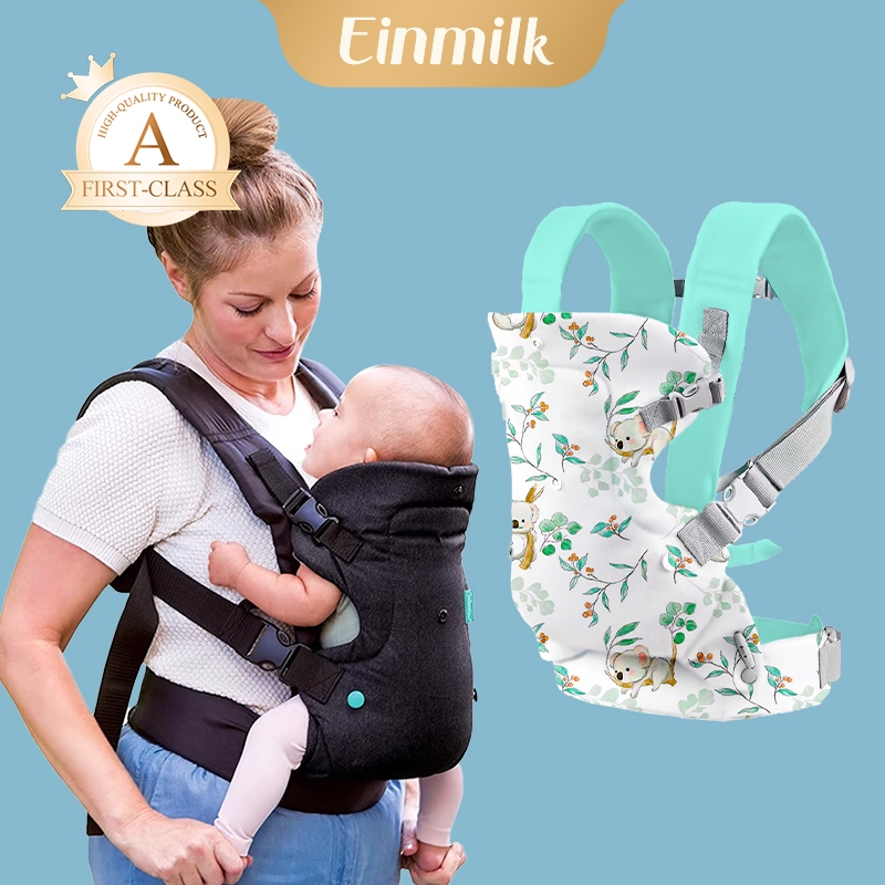 Einmilk Baby Carrier Adjustable 4-in-1 Baby Shoulder Carrier Breathable ...