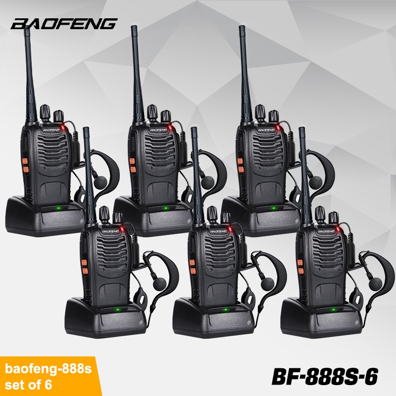 *COD* Baofeng 888S Send Desktop Charger 5W 16CH Walkie Talkie Two-Way Interphone Radio Walkie ...