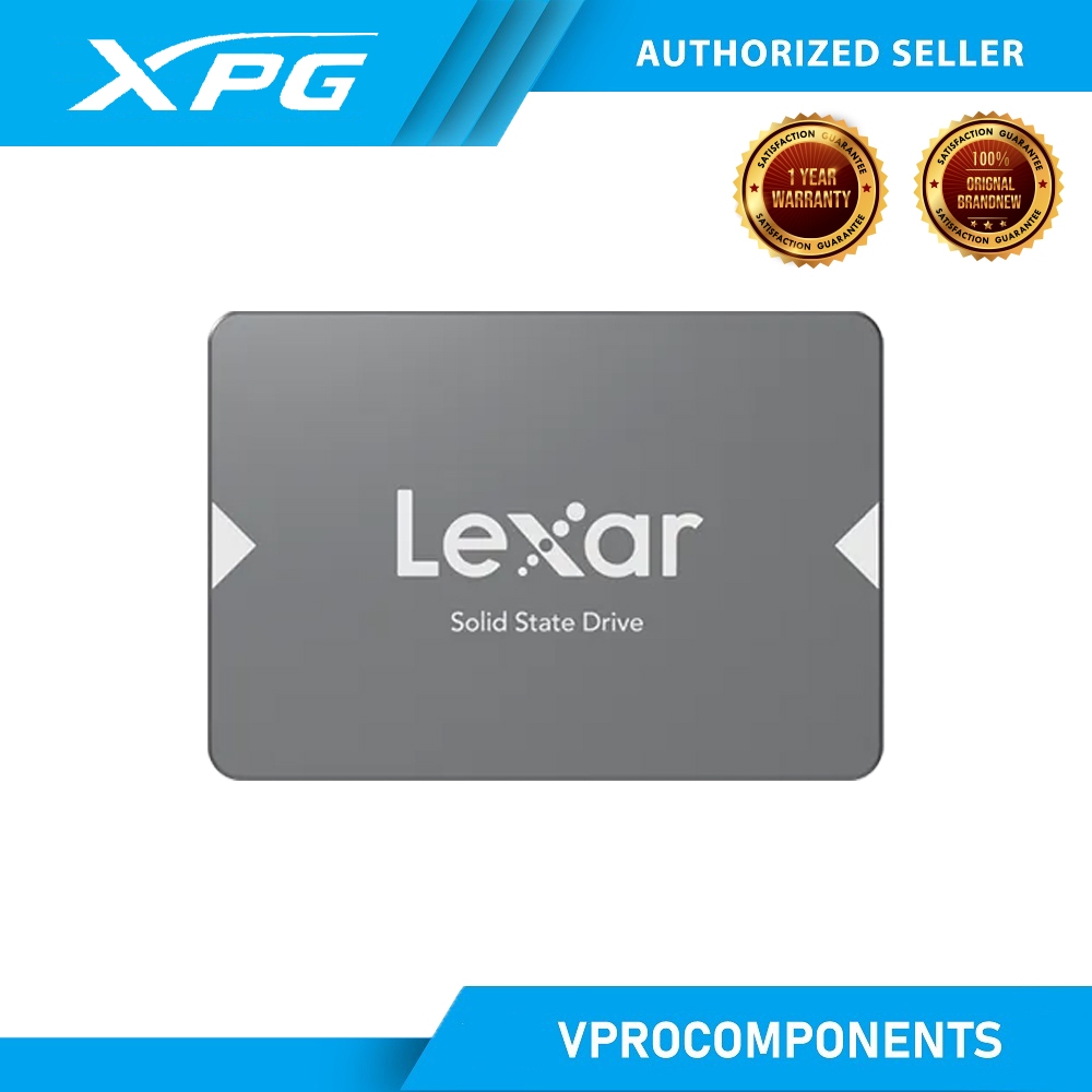 Lexar NS100 128GB/256GB/512GB/1TB 2.5” SATA III (6Gb/s) Internal SSD ...
