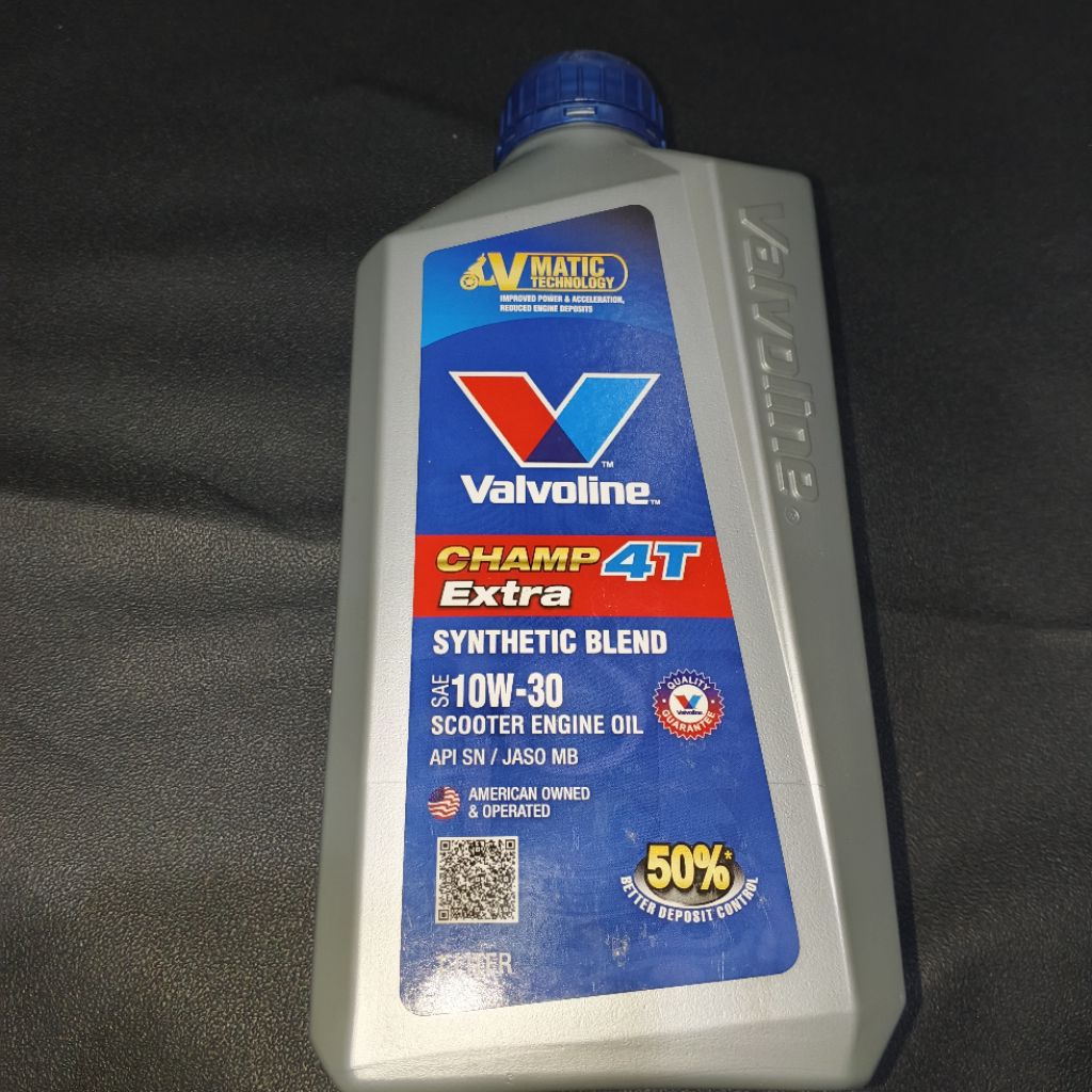 SCOOTER ENGINE OIL VALVOLINE 10W-30 1LITER PRETTY BOY MOTO | Shopee ...